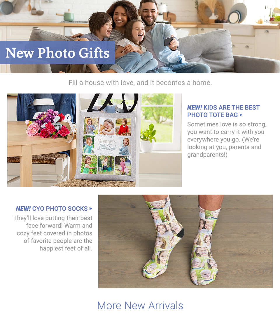 New Custom Photo Gifts